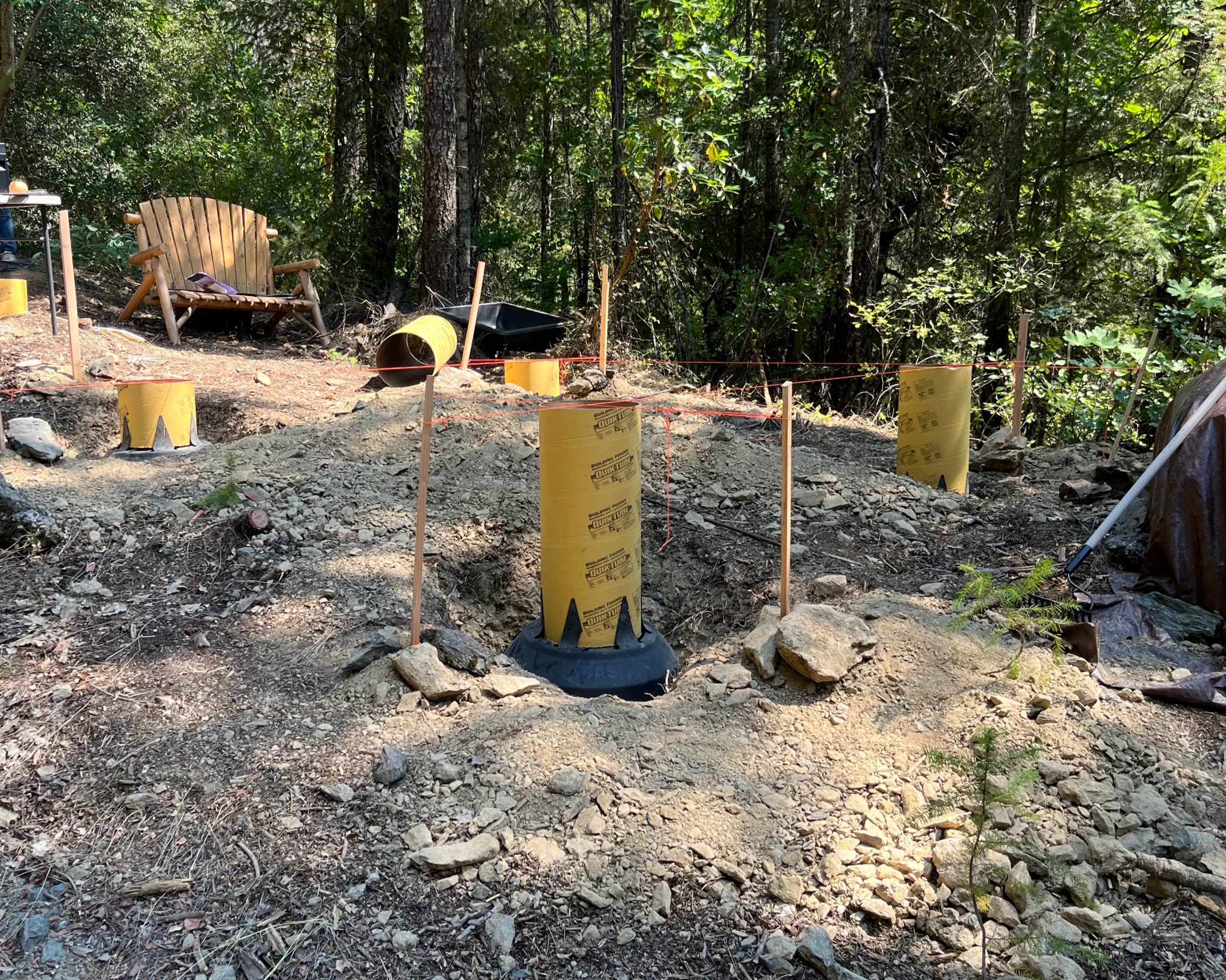 12’ x 12’ Cabin: How to Build a Sonotube Foundation Part 1 – The ...