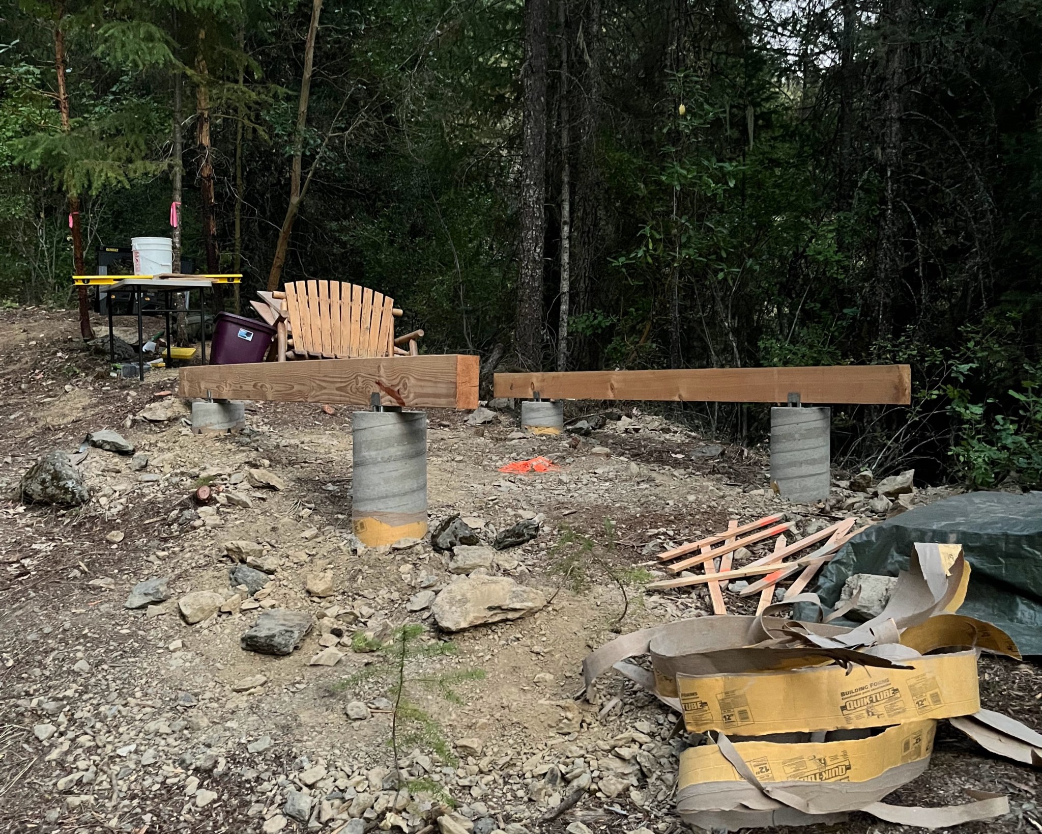 12’ x 12’ Cabin: How to Build a Sonotube Foundation Part 1 – The ...